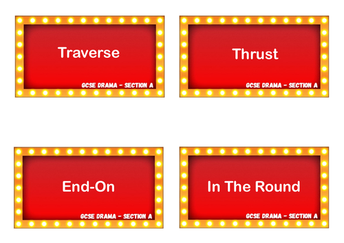 AQA GCSE Drama Section A Revision Cards | Teaching Resources