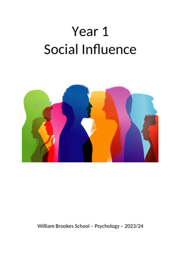 Social Influence booklet | Teaching Resources