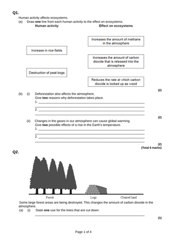 Deforestation and land pollution | Teaching Resources