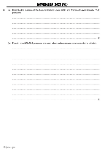 AS & A Level Computer Science 9618 (2024-2026) - C21: Cryptography and ...