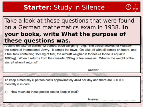 Holocaust L9 - The Final Solution | Teaching Resources