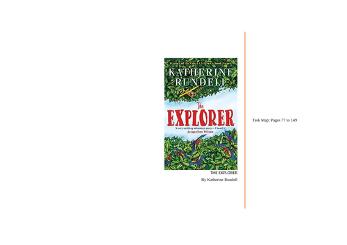 The Explorer by Katherine Rundell - Task Maps | Teaching Resources