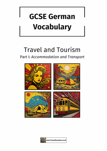 German New GCSE 2024 Vocabulary Booklets: Travel, Tourism & Environment ...