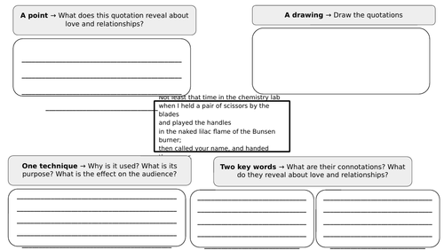 KS3 Love & Relationships Poetry | Teaching Resources
