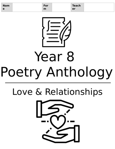 KS3 Love & Relationships Poetry | Teaching Resources