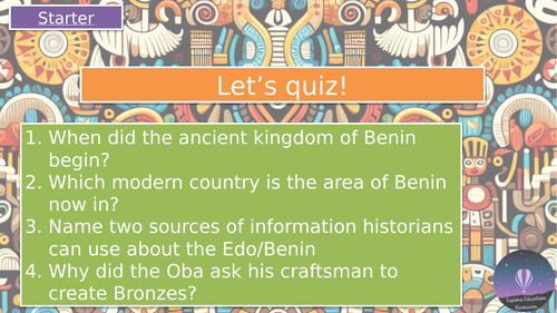 KS2 Kingdom of Benin - Outstanding History Unit - 6 Lessons | Teaching ...