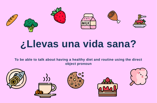 Part 1 Vida Sana - Spanish - EPI 2x Lessons | Teaching Resources