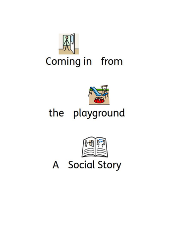 Social Stories - winning and coming in from playtime | Teaching Resources
