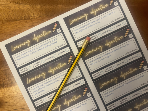 Y1 Maths Objectives - Learning & Assessment Stickers, Digital ...