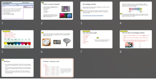 Natural indicators cabbage | Teaching Resources