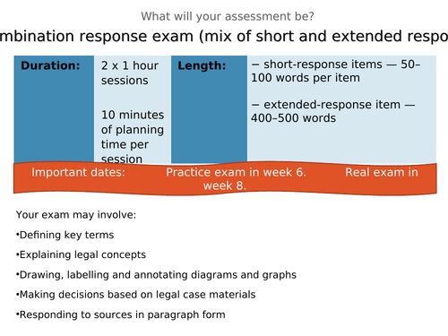 Legal Studies – Australian context – Unit Introduction | Teaching Resources
