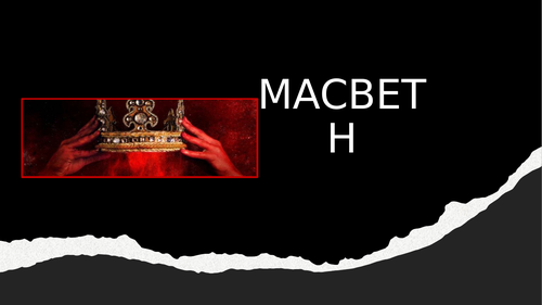 MACBETH AI IMAGES AND KEY QUOTES | Teaching Resources