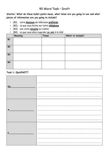 Dynamo 2 Rouge Module 3 Unité 2 On va au ciné | Teaching Resources