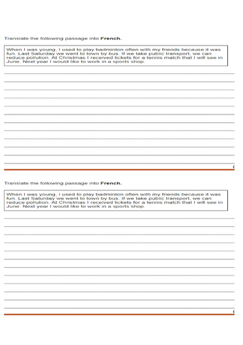 Year 11 French Revision lesson 5 | Teaching Resources