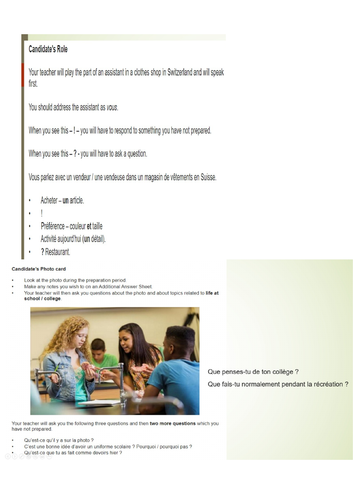 Year 11 French Revision lesson 12 | Teaching Resources