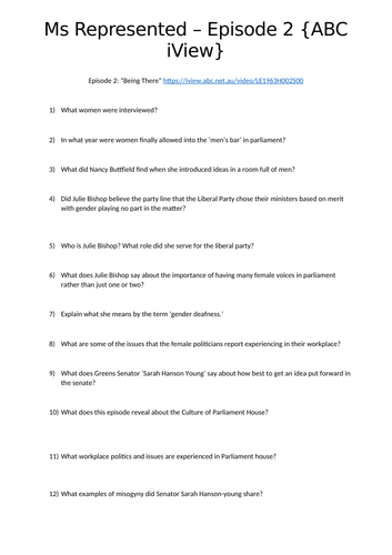 Legal Studies – Australian context – Viewing Activity episodes 2 and 4 ...