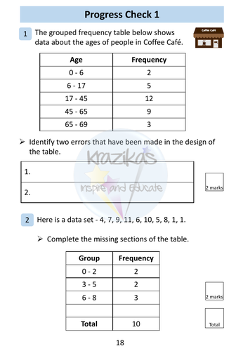 Grouped Data Workbook - Statistics - Level 1 Functional Skills Maths ...