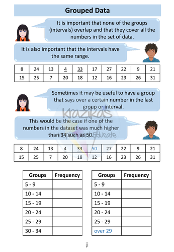 Grouped Data Workbook - Statistics - Level 1 Functional Skills Maths ...
