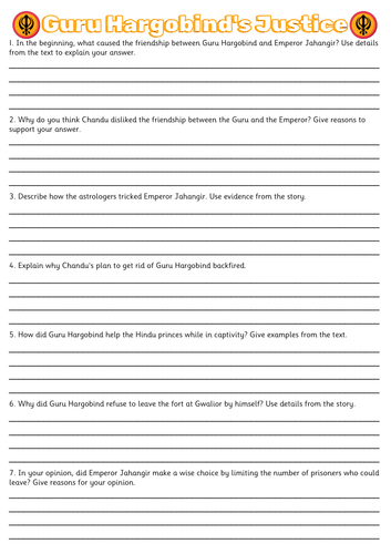 Sikh Story of Diwali Festival | Teaching Resources