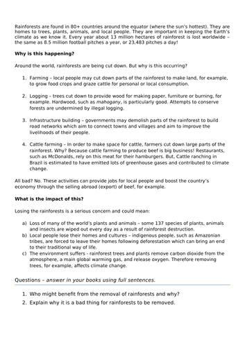 KS3 Global Issues SoW | Teaching Resources
