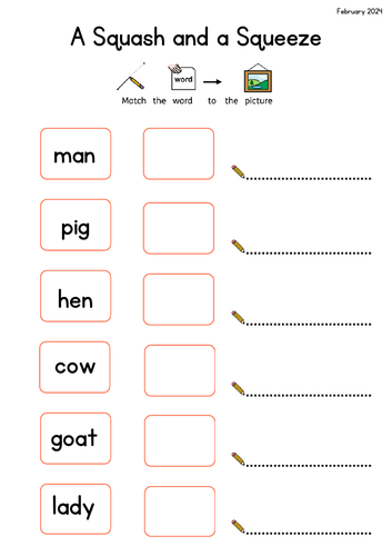A Squash and a Squeeze - EYFS Literacy | Teaching Resources