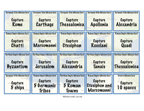 Ancient Rome Board Games #11 - Marcomannic Wars (social studies ...