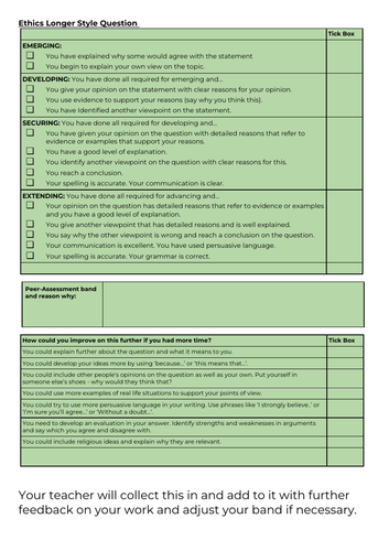 P4C Year 9 Assessment Lesson | Teaching Resources P4C Year 9 Assessment Lesson | Teaching Resources