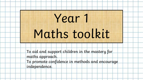Year 1 Maths Toolkit | Teaching Resources