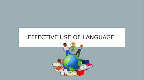 Effective Language in Poetry | Teaching Resources