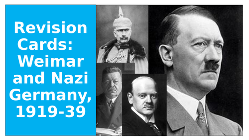 History GCSE - Germany revision bundle | Teaching Resources