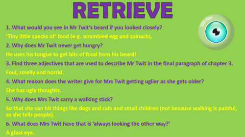 The Twits - Chapters 1 to 4 - 'Hairy Faces' to 'Mrs Twit!' | Teaching ...