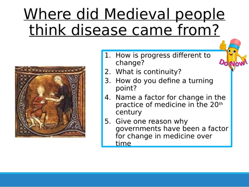 GCSE Medicine in Britain - Medieval | Teaching Resources