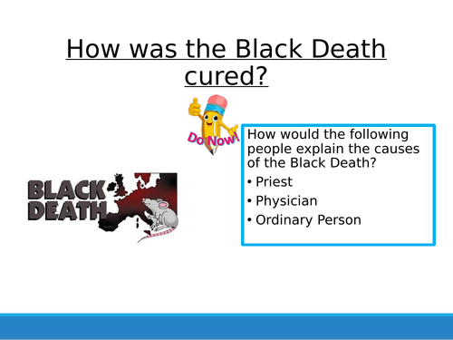 Medieval Medicine - Black Death | Teaching Resources