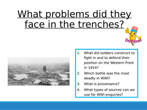 GCSE Medicine in Britain - WWI | Teaching Resources