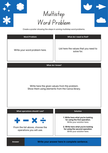 Solving multi step word problems lesson | Teaching Resources
