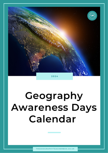 FREE Geography Awareness Days Calendar | Teaching Resources