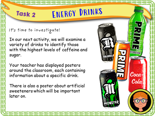 Caffeine and Energy Drinks | Teaching Resources