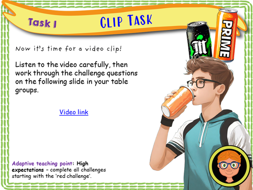 Caffeine and Energy Drinks | Teaching Resources