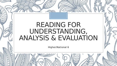 RUAE/Close Reading Bundle | Teaching Resources