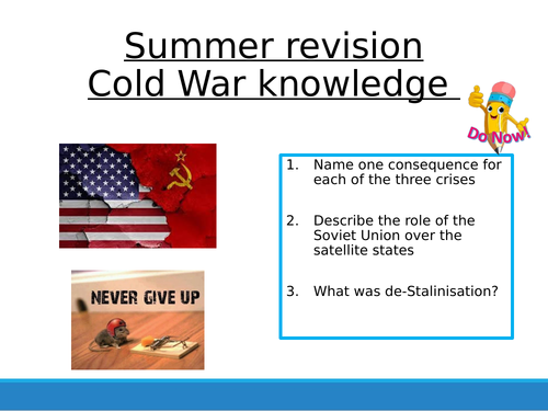 Superpowers and Cold War 3 - Knowledge | Teaching Resources