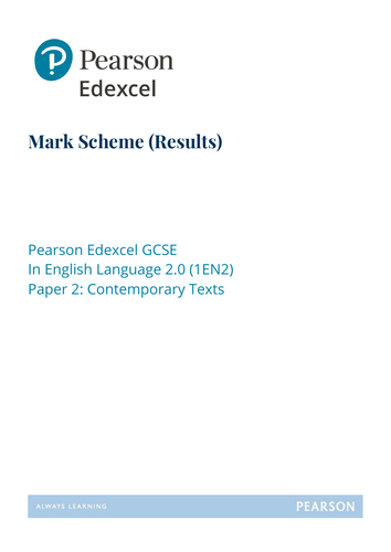 Pearson 2.0 Complete English Language Paper 2 - June 2022 | Teaching ...