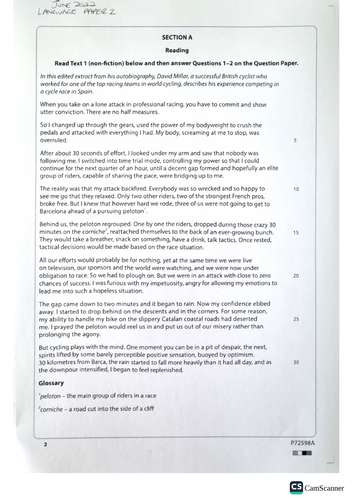 Pearson 2.0 Complete English Language Paper 2 - June 2022 | Teaching ...
