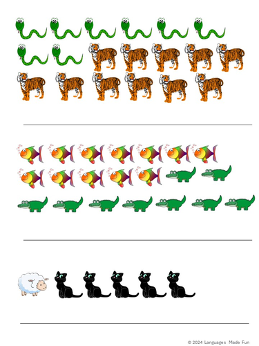 Los Animales - Animals in Spanish | Teaching Resources