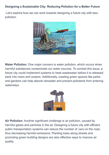 Sustainability unit 6 weeks | Teaching Resources