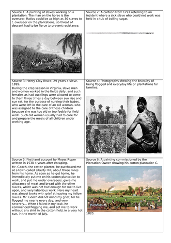 Empire & Slavery 7 - Life on Plantations | Teaching Resources