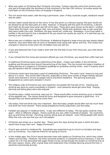 Medieval Christmas | Teaching Resources