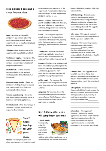 Social Influence Zimbardo Lesson Pack | Teaching Resources