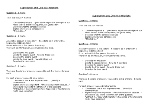 Cold War 1 - Early Tensions | Teaching Resources