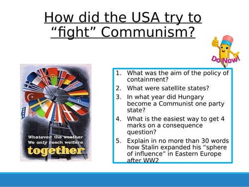 GCSE Cold War - Unit 1 | Teaching Resources