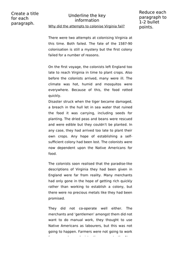 Early Elizabeth 19 - Raleigh | Teaching Resources